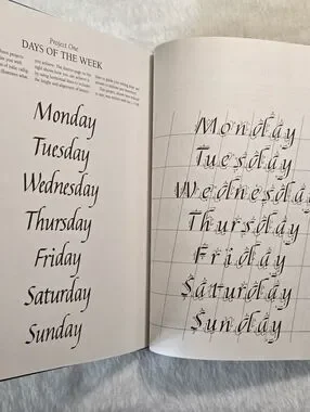 Office | First Steps Calligraphy Guide And Practice Hardcover Book By ...